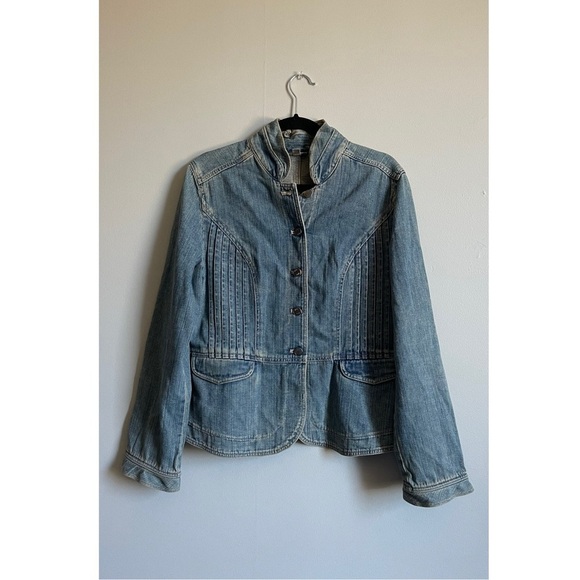 J. Jill | Jackets & Coats | J Jill Button Front Denim Jacket | Poshmark